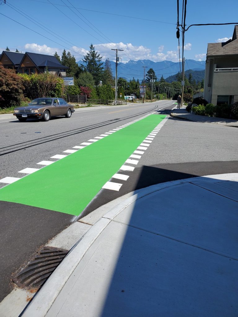 Bike lanes and other pavement markings - Town of Gibsons